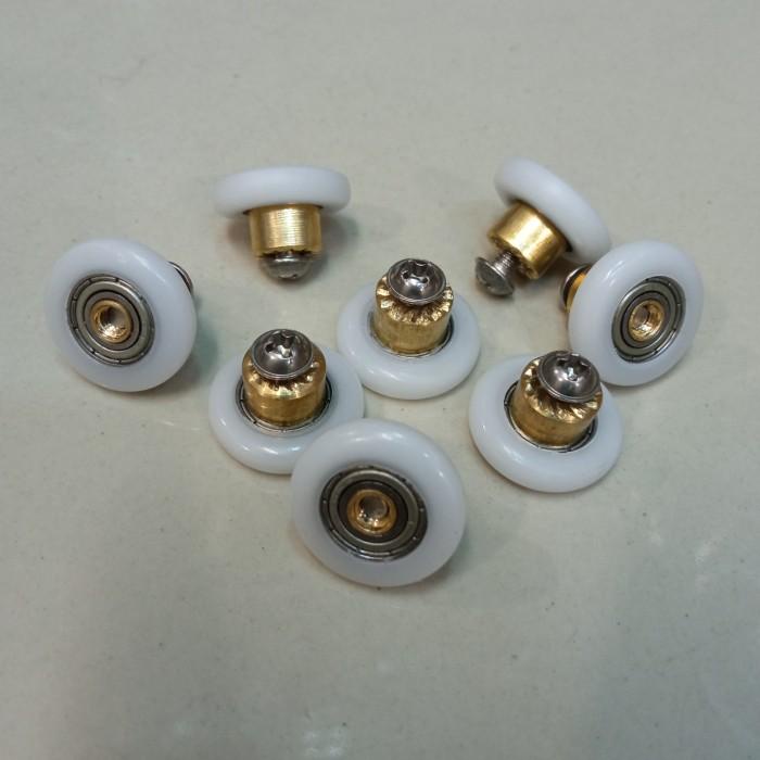Jual Roda Shower Box 19mm/Roda Roller Pintu Kaca Kamar Mandi | Shopee ...