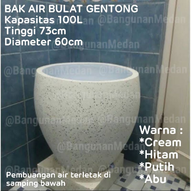 Jual BAK AIR MANDI BATU ESTETIK MODEL BATU ALAM TRASO TERAZZO MURAH ...