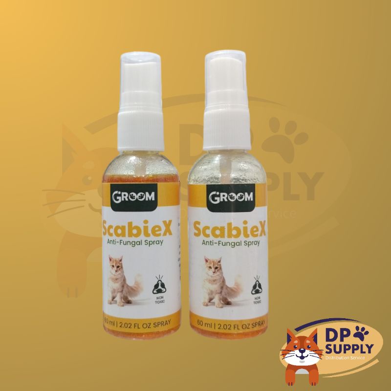 Jual Groom Scabiex Spray obat jamur Scabiex demodex kulit berkerak (60 ...