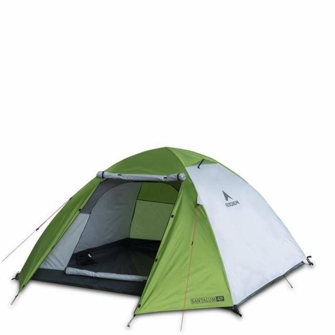 Jual Tenda Camping Eiger X-Santalum 4P Tent Green 4 Orang 2 Layer ...
