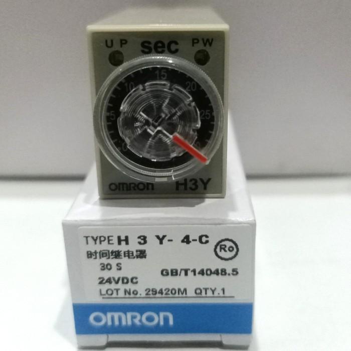Jual Terlaris H3Y-4-30S Timer Omron 24Vdc Timer H3Y4 24Vdc | Shopee Indonesia