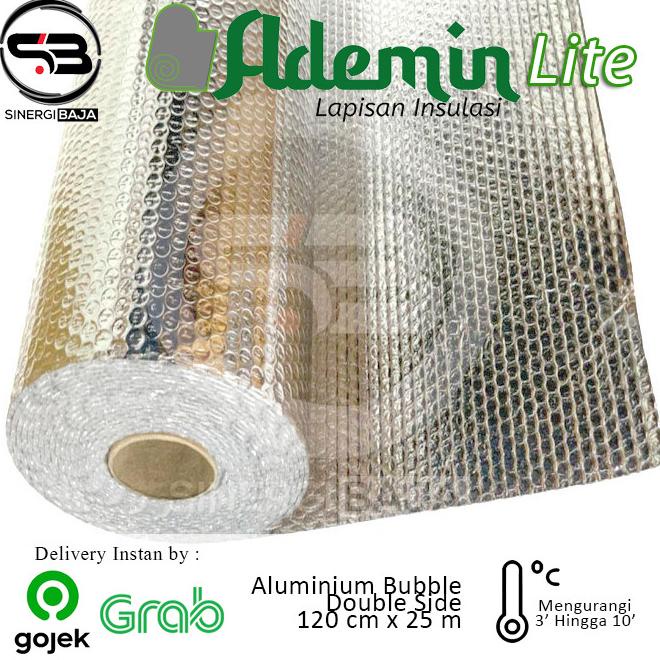 Jual Ademin Lite Aluminium Foil Bubble| Insulasi Atap| Peredam Panas ...