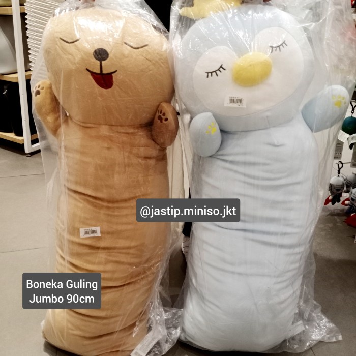 Jual MINISO BONEKA GULING JUMBO Deer / Dino / Penguin / Doggy (90cm ...