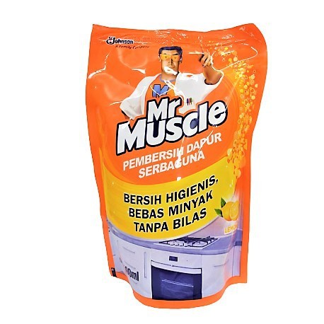 Jual Mr Muscle Pembersih Dapur Pouch 400Ml Orange | Shopee Indonesia