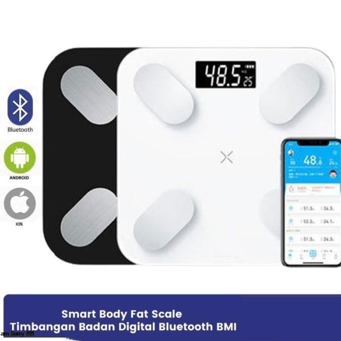Jual Timbangan Badan Digital Bluetooth Smart Body Fat Scale BMI ...
