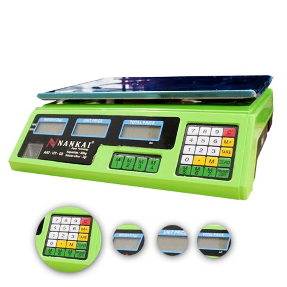 Jual NANKAI Timbangan Duduk Digital 35kg Timbangan Laundry Tampilan 2 ...
