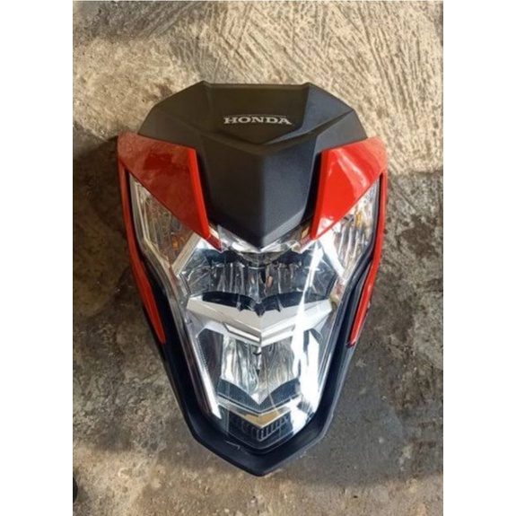 Jual LAMPU DEPAN MOTOR SONIC 150 Cc MERAH MARON 1 SET /SPIDOMTER ...