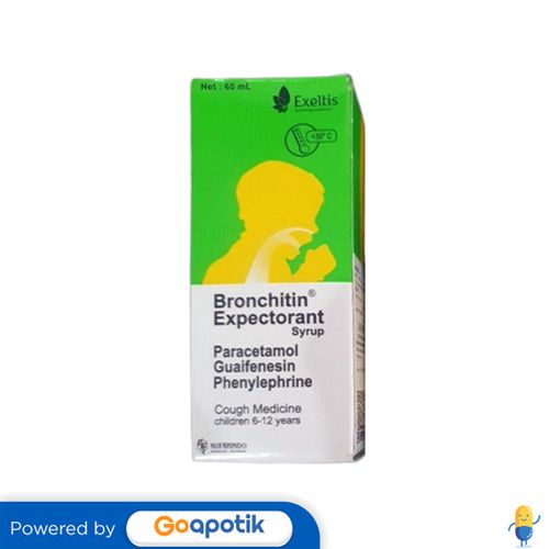 Jual BRONCHITIN EXPECTORANT SYRUP 60 ML | Shopee Indonesia