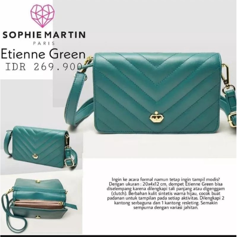 Jual Dompet Wanita Tali Panjang Etienne Green Sophie Martin paris Ori ...