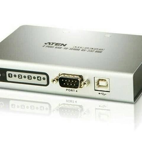 Jual ATEN 1 USB to 4 Port RS-232 Converter UC2324 | Shopee Indonesia