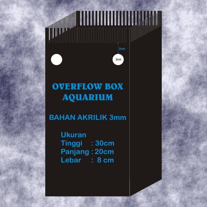 Jual Tower Overflow Box Aquarium Bahan Akrilik Tinggi 30Cm, P 15Cm, L ...