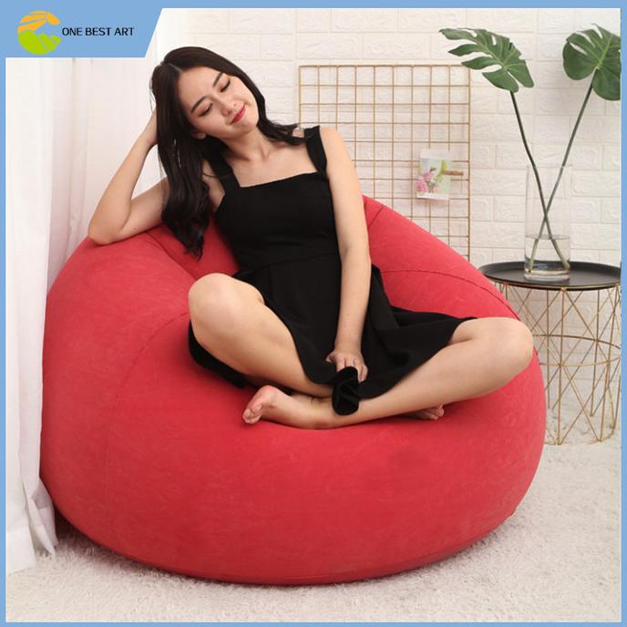 Jual Bean Bag Sofa Santai Angin Empuk Bulat Kamar Ruang Tamu Indoor ...