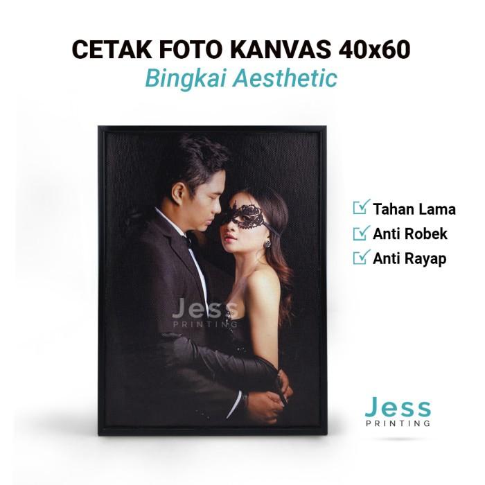Jual Print Cetak Foto Canvas Bingkai Aesthetic 16R atau 40x60 Siap ...