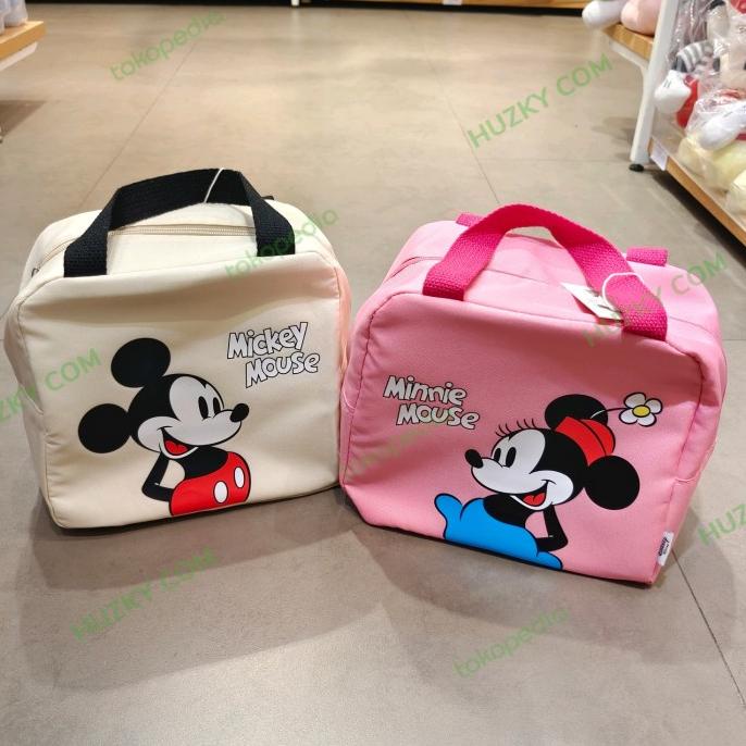 Jual MINISO Lunch Bag MICKEY / MINNIE MOUSE Collection (22x14x20cm ...