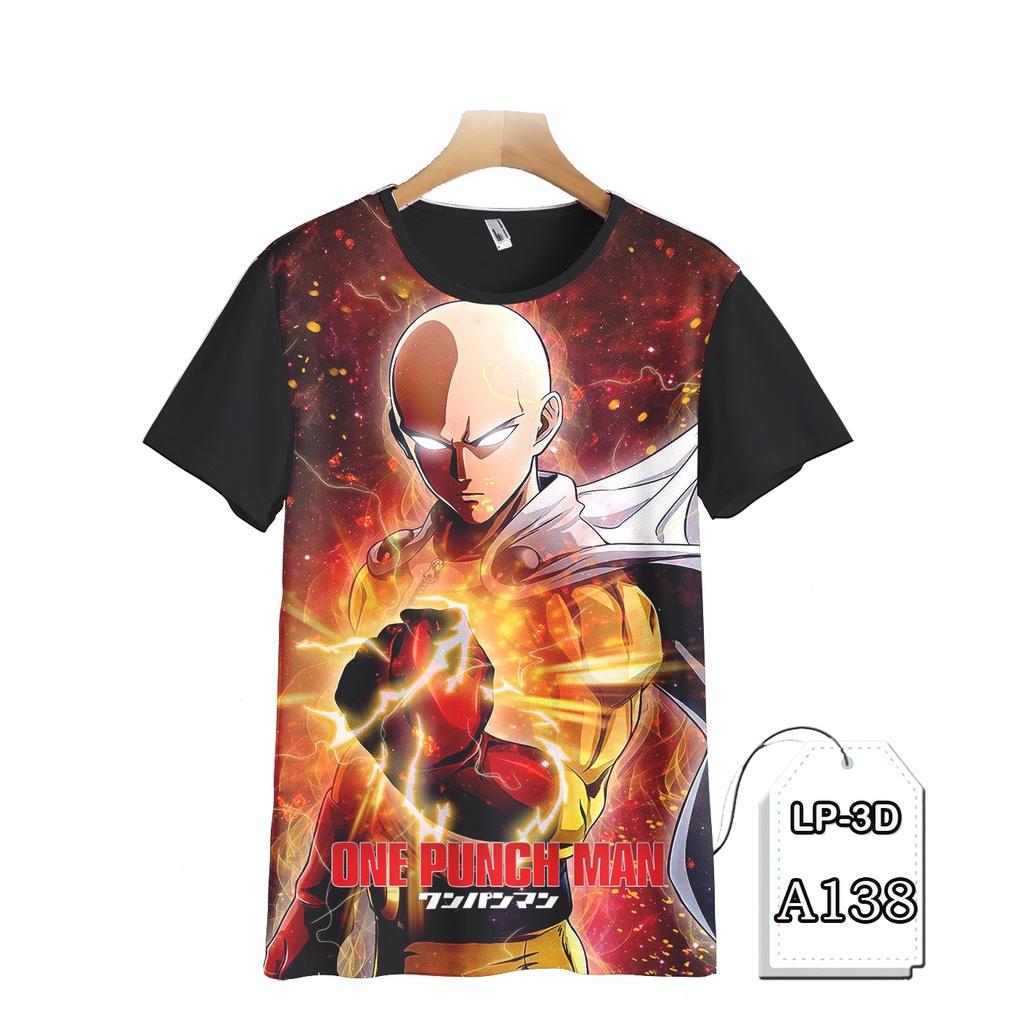 Jual Baju One Punch Man Saitama Printing 3D Baju Anime Anak dan Dewasa ...