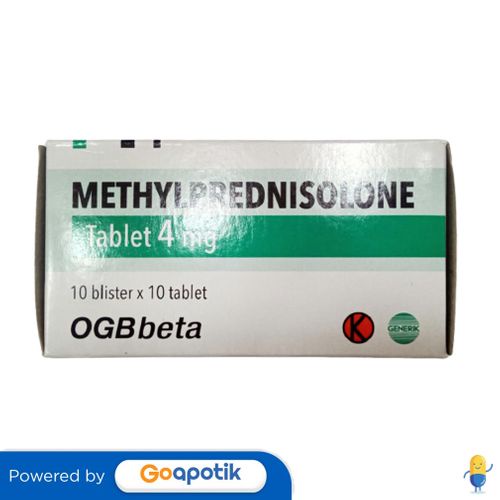 Jual METHYLPREDNISOLONE OGB BETA 4 MG BOX 100 TABLET | Shopee Indonesia