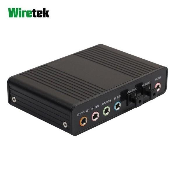 Jual Soundcard Usb Optical Sound Card External 6 Channel Wiretek ...