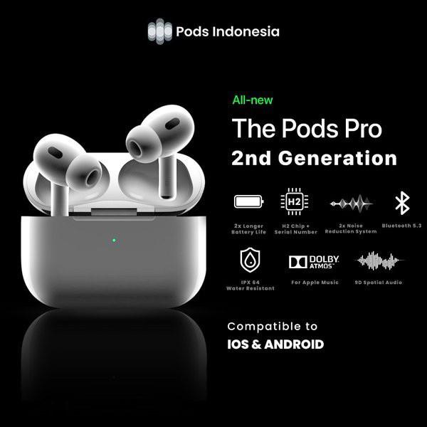 Jual Airpods Pro 2 2ND Gen Active anc Transparency With H2 Chip | Shopee Indonesia