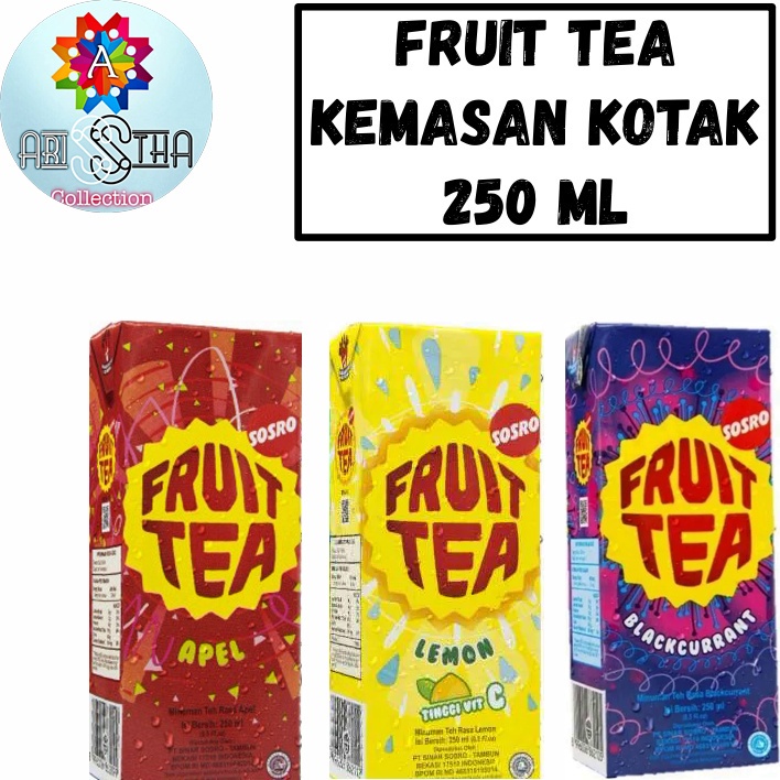 Jual Fruit Tea Minuman Kotak Teh RTD 250 ML | Shopee Indonesia