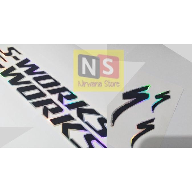 Jual stiker S-works Specialized Hologram decal sticker sworks | Shopee ...