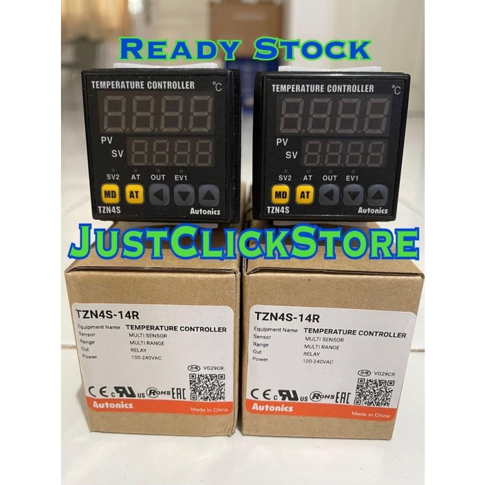 Jual Indt Autonics Tzn4S-14R Temperature Controller Thermocontrol ...