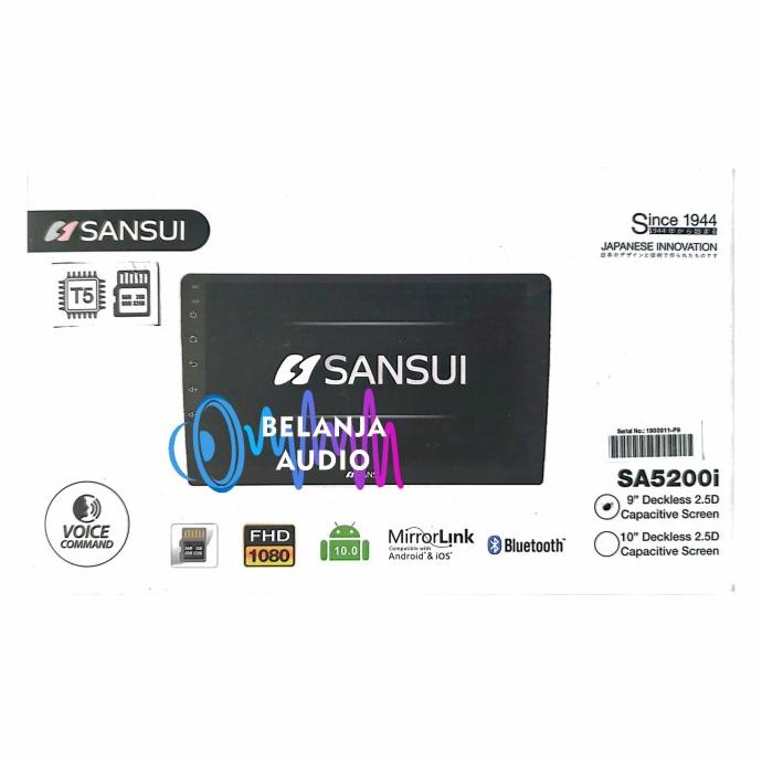Jual Head Unit Double Din Android Sansui Android 9inch Shopee Indonesia