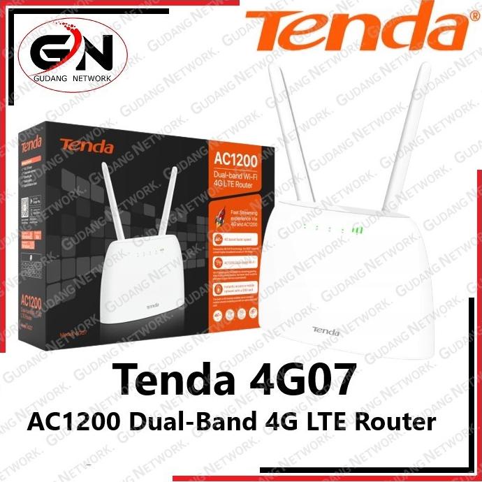 Jual Tenda 4G07 AC1200 Dual-band Wi-Fi 4G 3G LTE Router | Shopee Indonesia