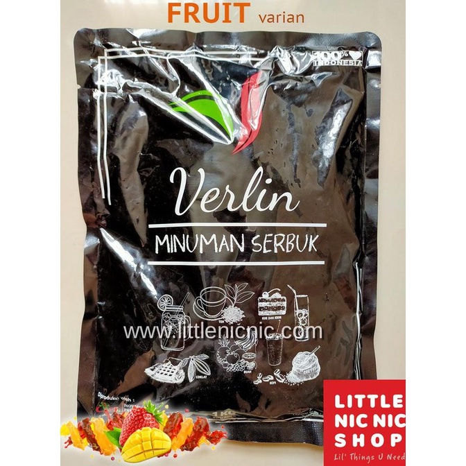 Jual Verlin Buah Avocado Banana Mango Taro Strawberry bubuk minuman 1 ...