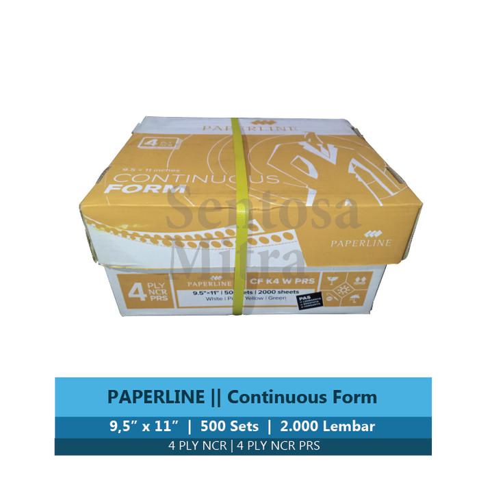 Jual Paper Paperline Continuous Form Kertas Komputer 4 Ply Ncr Prs 9.5 ...