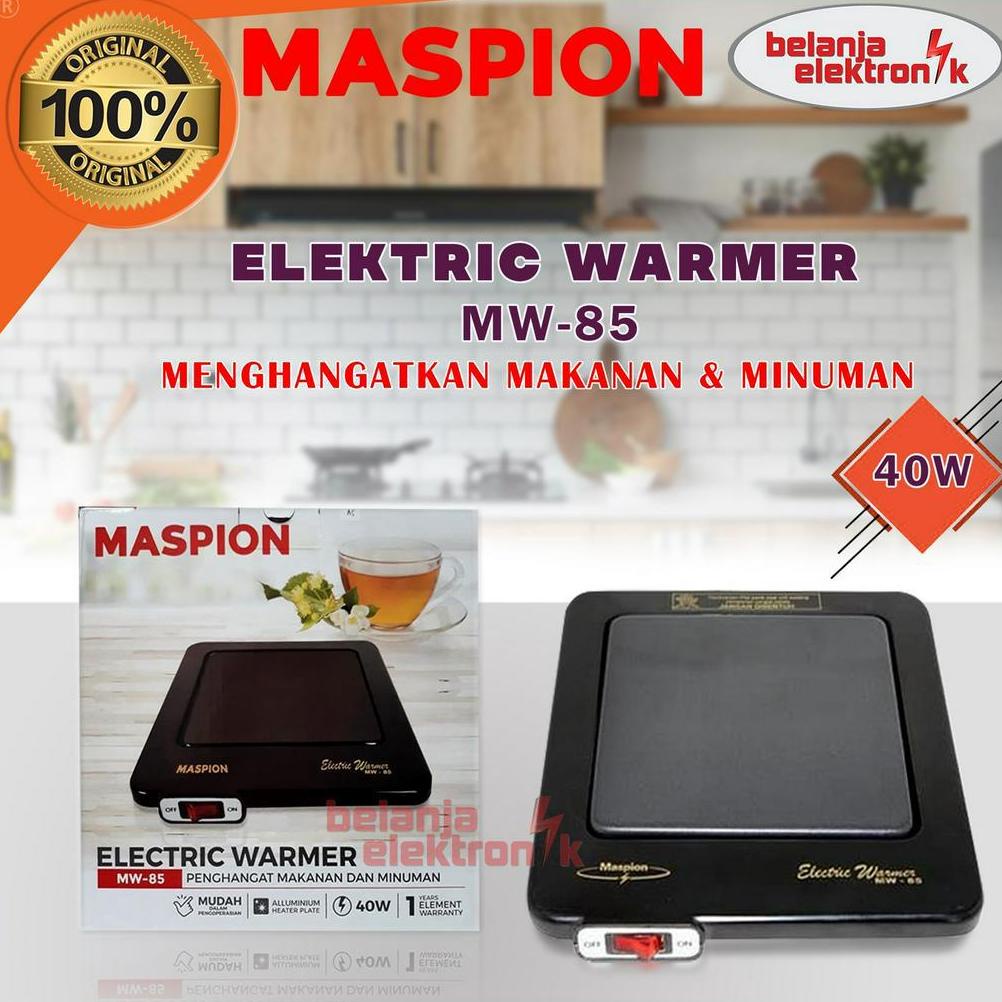 Jual New Maspion Electric Warmer Mw-85 Pemanas Elektrik Makan Minuman ...