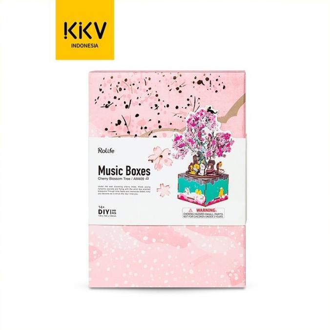 Jual KKV Rolife Cherry Blossom DIY 3D Puzzle Pohon Sakura Dengan Music ...