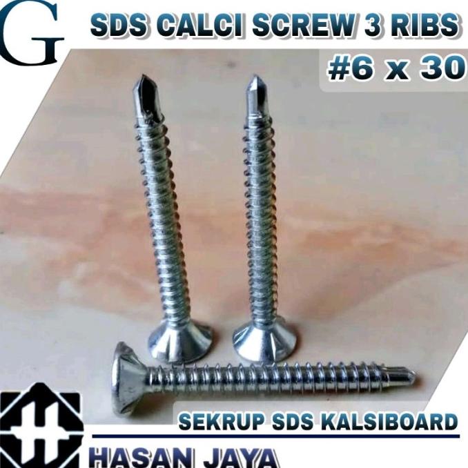 Jual ~^~^~^] Sekrup SDS Calsi Kalsiboard #6x25 / SDS Calci Screw #6x30 ...