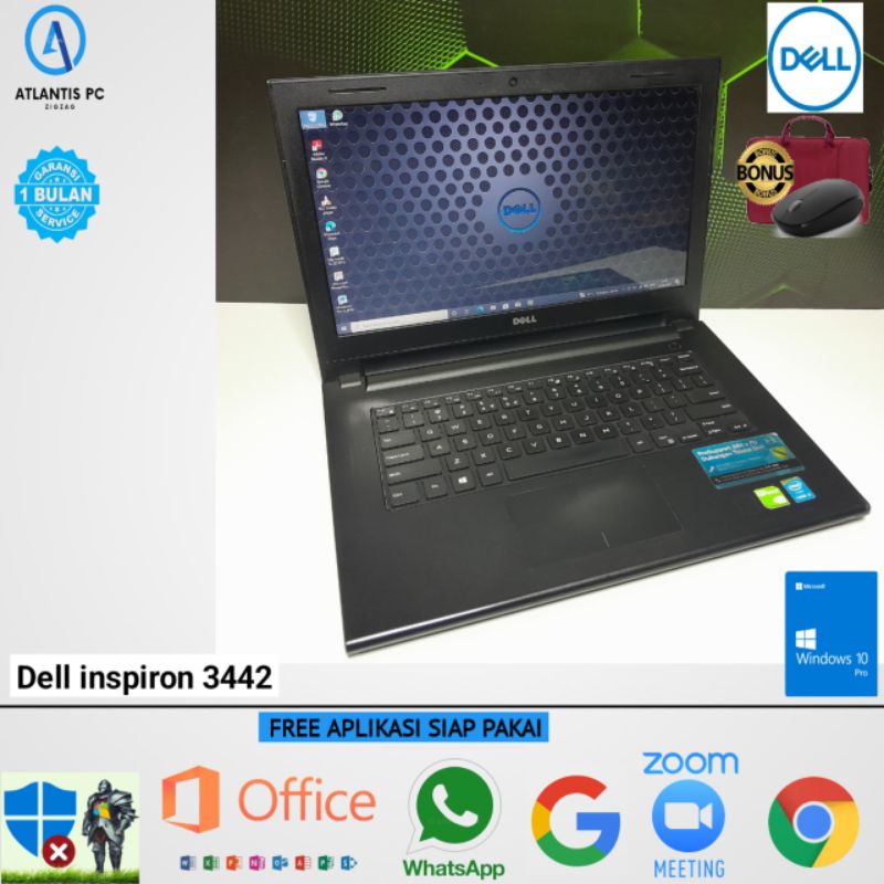 Jual Laptop DELL Inspiron 3442 Intel Core i3 Ram 4GB SSD 128GB Windows ...