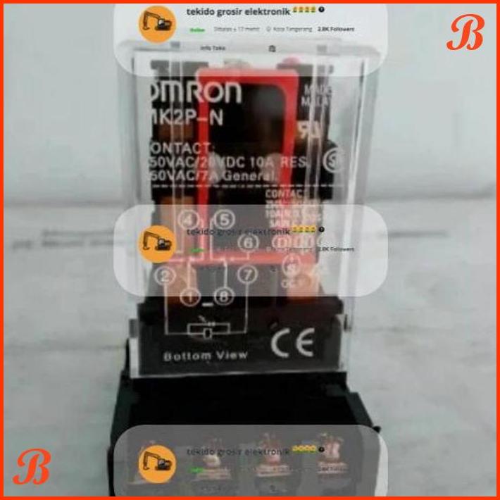 Jual RELAY MK2P 220V OMRON + SOCKET 220V 10A 8P - SOKET AC 8P MK2P-1 8 ... Jual RELAY MK2P 220V OMRON + SOCKET 220V 10A 8P - SOKET AC 8P MK2P-1 8 ...