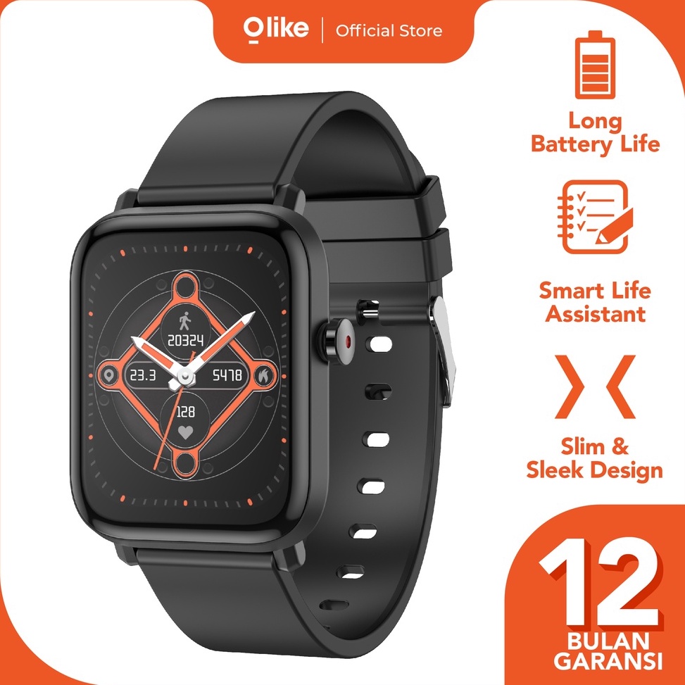 Jual STOK TERBARU OLIKE SMARTWATCH TOUCH SCREEN IP67 WATERPROOF SPORT ...