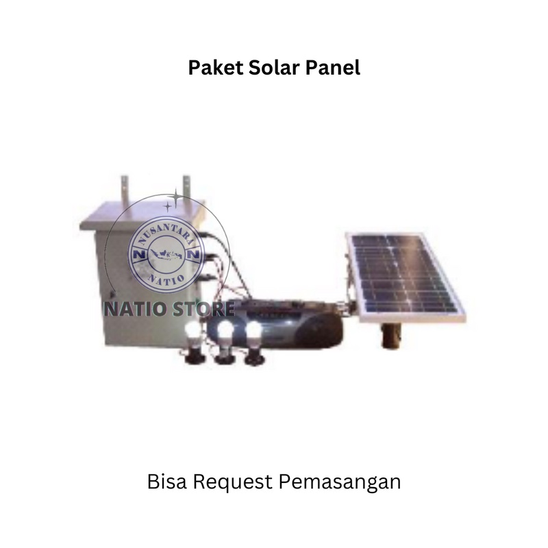 Jual Paket Solar Panel 20 WP dan Inverter 500 Watt | Shopee Indonesia