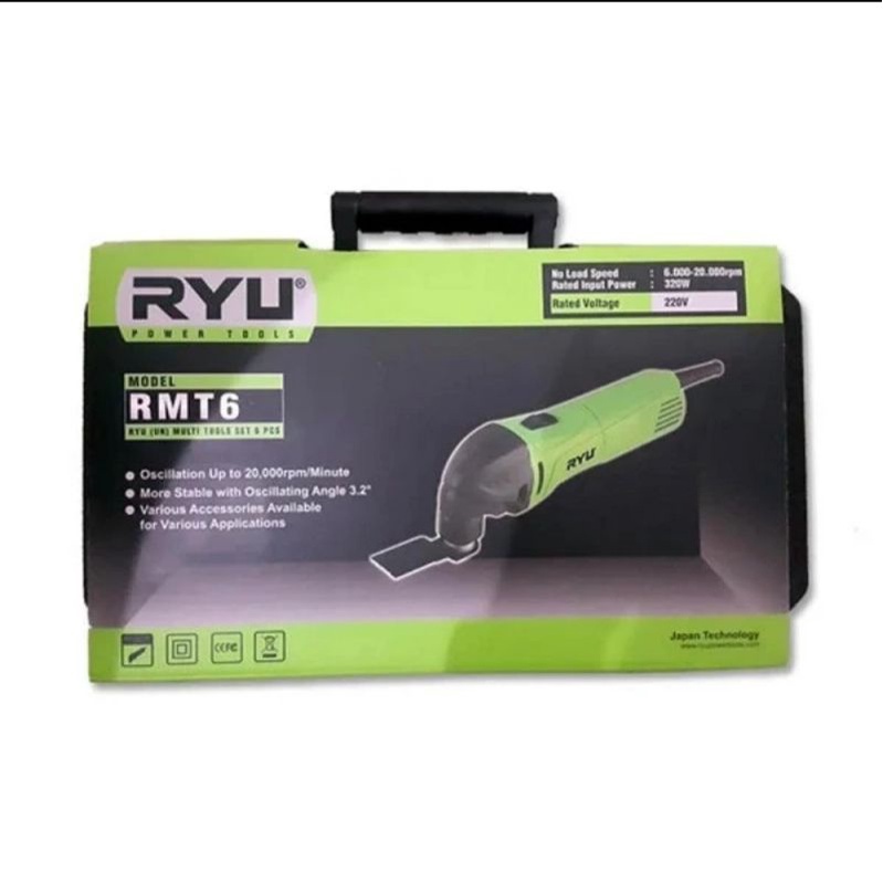 Jual Tekiro Ryu Mesin Oskilasi Tools Multi Cutter Set 6 pcs Original ...