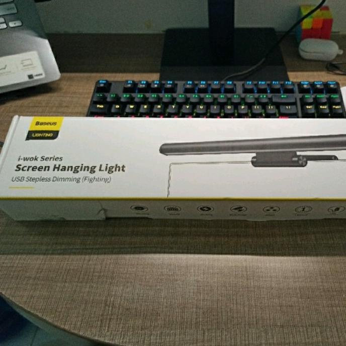 Jual Baseus I Wok Screen Bar Light LED Lampu Baca Komputer | Shopee ...