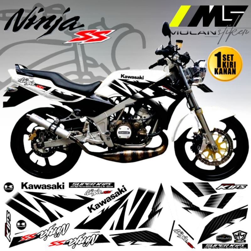 Jual Decal Sticker Striping Variasi Ninja SS 150 SE Special Limited ...