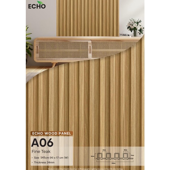 Jual Wallpanel Pvc Kisi Kisi Vertical / Wall Panel Dinding / Wood Panel ...