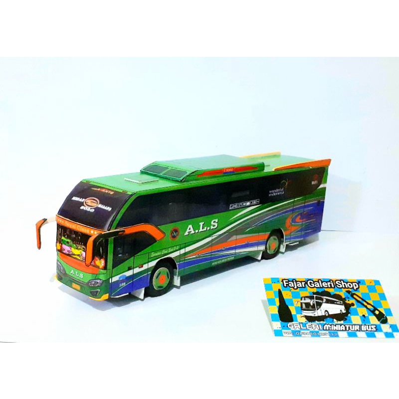 Jual Miniatur Papercraft Bus A.L.S Avante | Shopee Indonesia