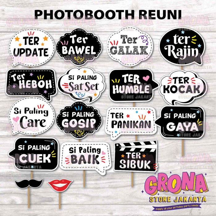 Jual Reuni Fun Props Photobooth Property Reuni Acc Foto Properti ...