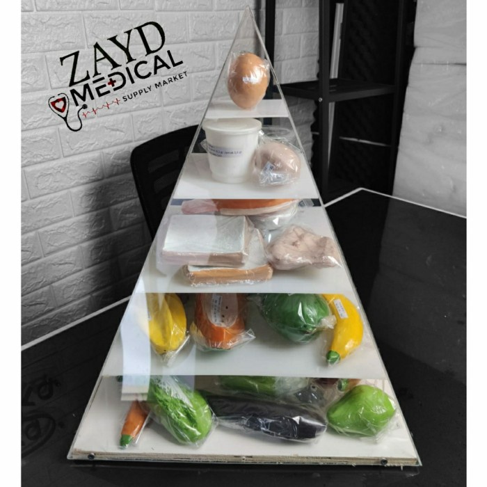 Jual Food Model Piramida/ Manikin Food Model Piramida | Shopee Indonesia