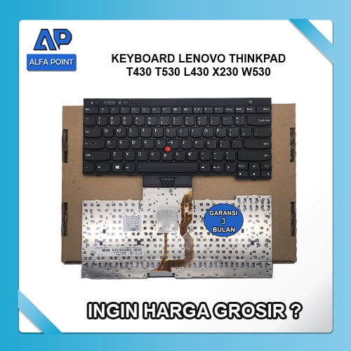 Jual Keyboard Lenovo Thinkpad T430 T530 L430 X230 W530 Black | Shopee ...