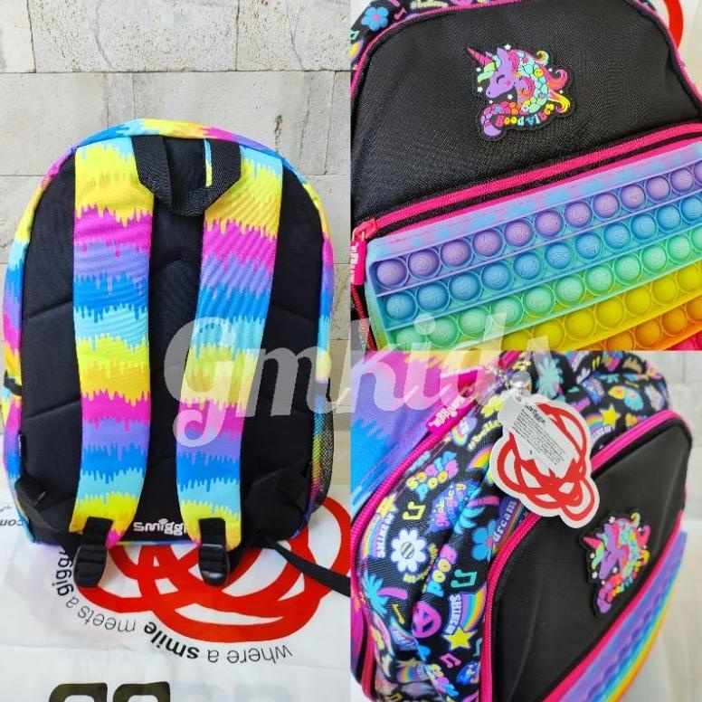 Jual RBE369 Smiggle Popit Popem Poppies Classic Backpack Tas Smiggle ...