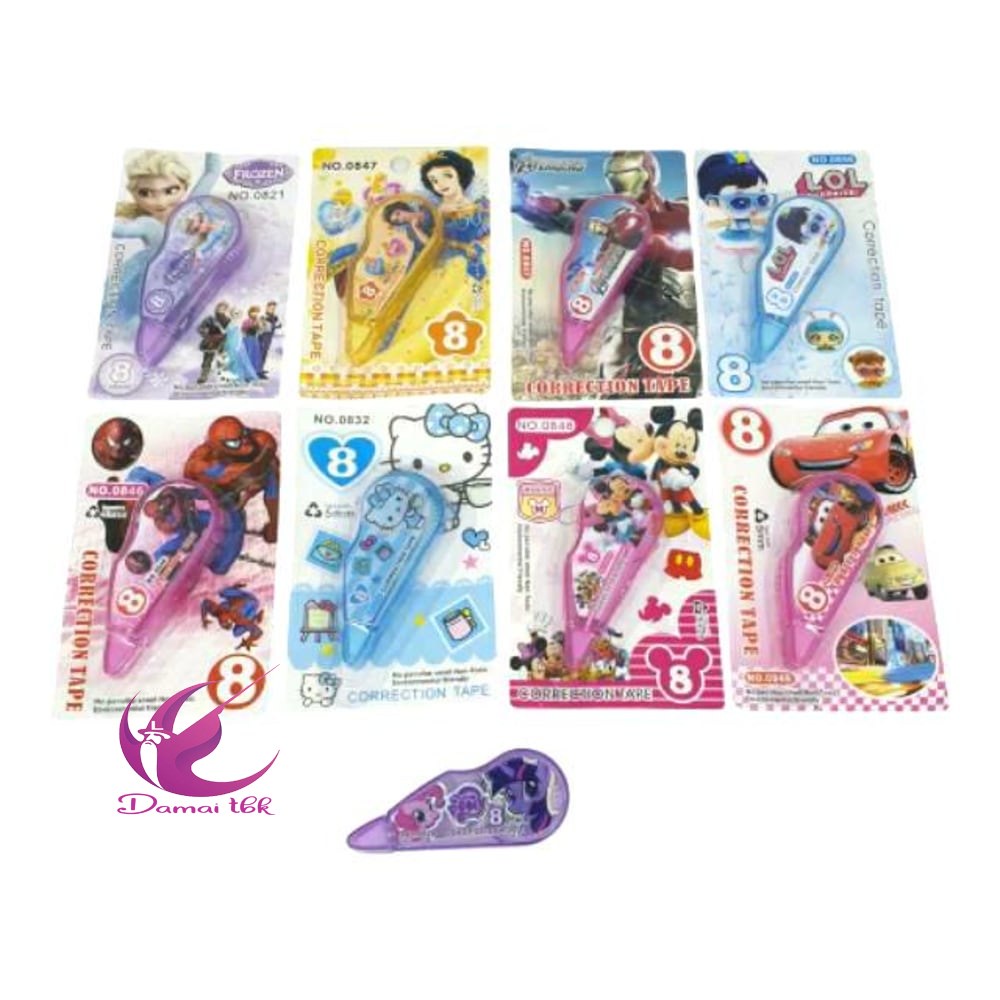 Jual Tipex Roll/Tipex Kertas/Correction Tape Gambar Karakter Lucu 8 ...