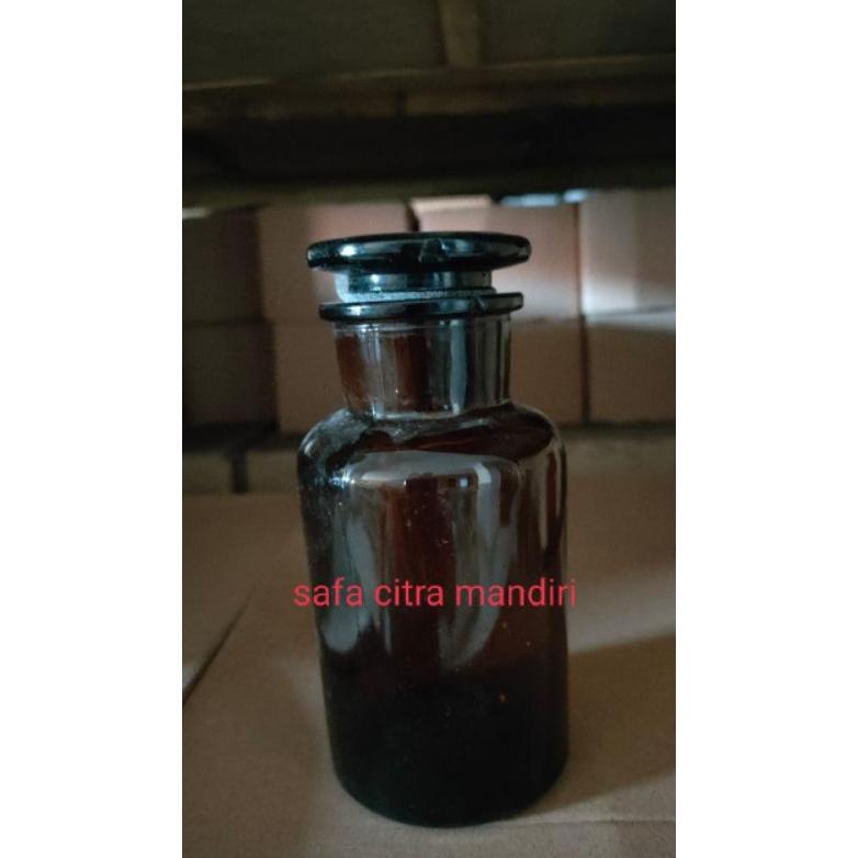 Jual Terbaru Botol Sample /Botol Reagent Coklat Mulut Lebar 250 Ml ...