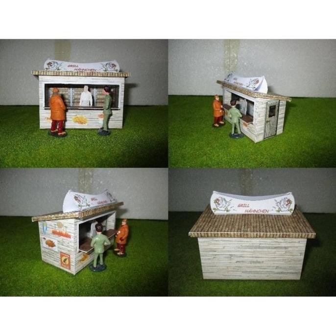 Jual DIY Papercraft Pola Diorama Toko Makanan Panggang | Shopee Indonesia