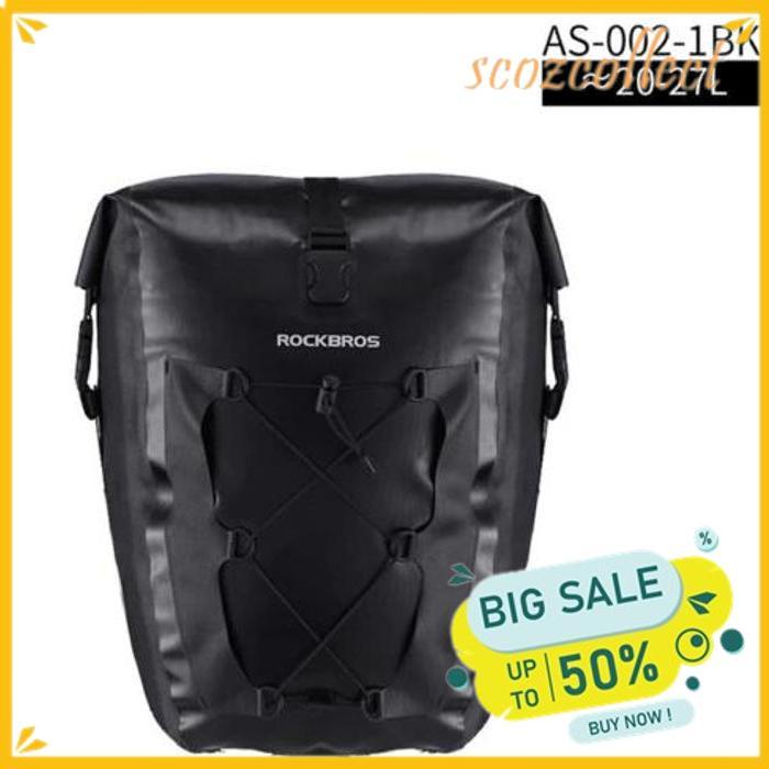 Jual TAS PANNIER ROCKBROS AS-002 WATERPROOF SEPEDA TOURING !! | Shopee ...