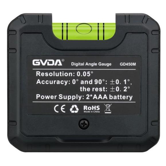 Jual GVDA Digital Waterpas Inclinometer Pengukur Sudut Angle Gauge GD ...